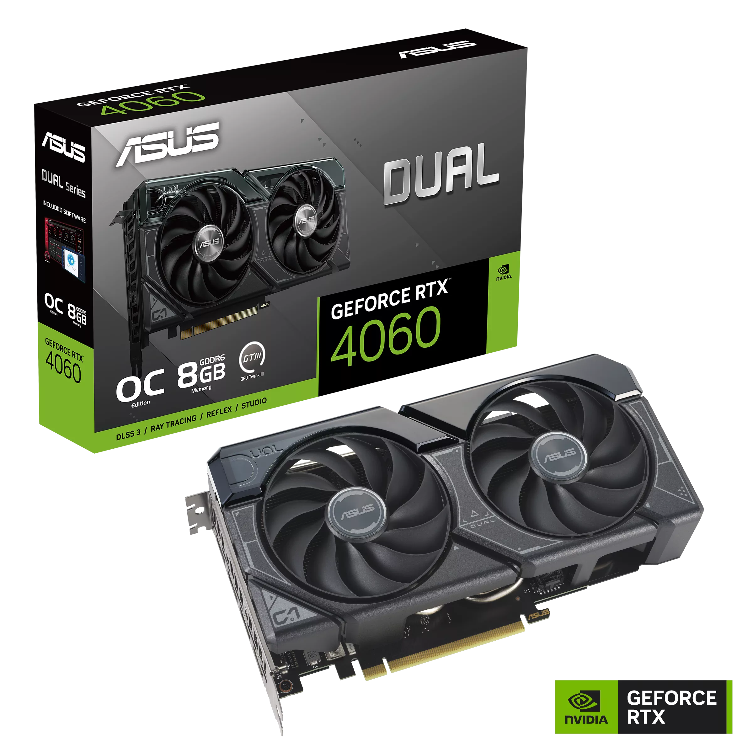 RTX 4060 ASUS DUAL 8 GB OC - OBTECH