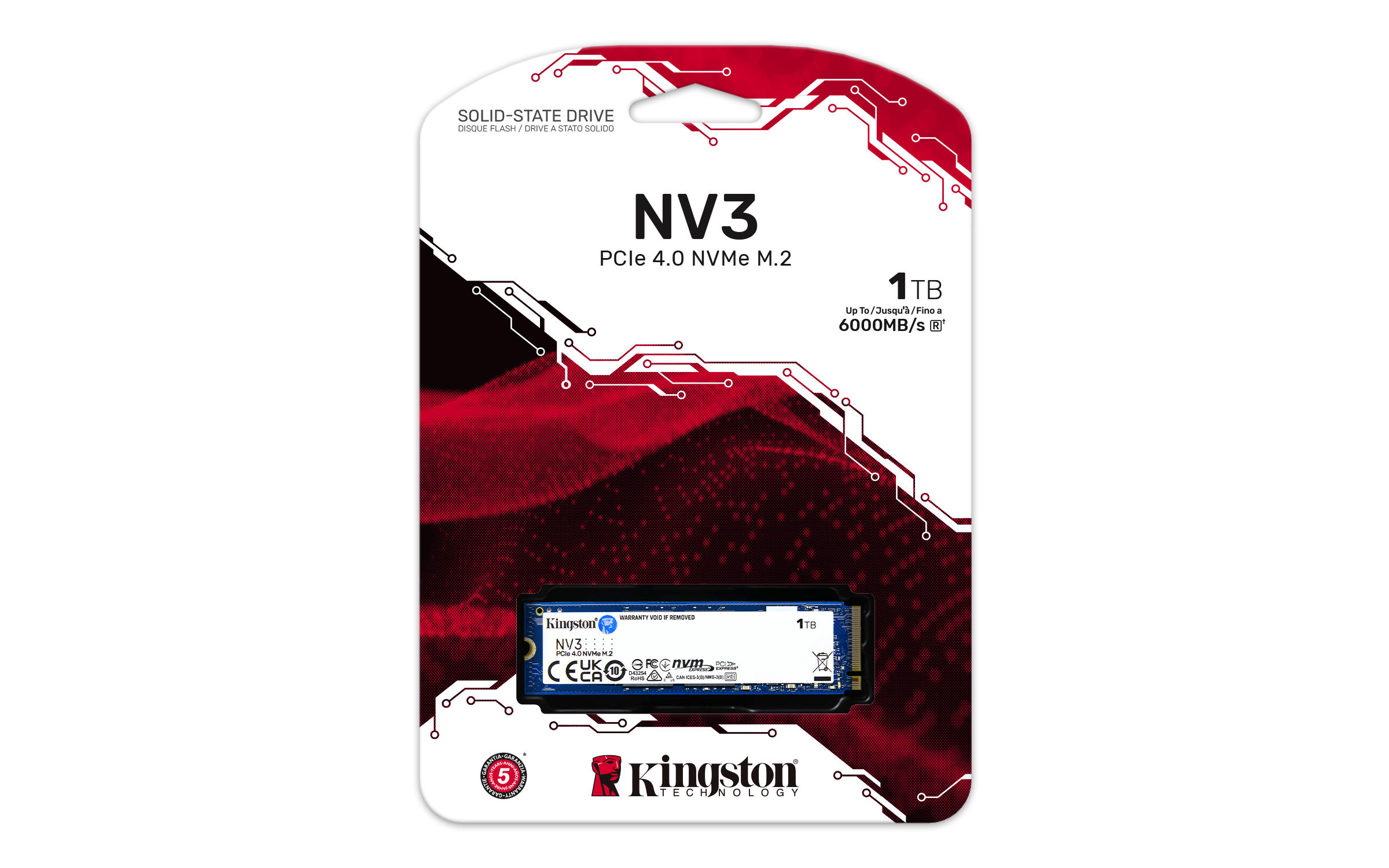 SSD Kingston NV3 PCIe 4.0 NVME - OBTECH